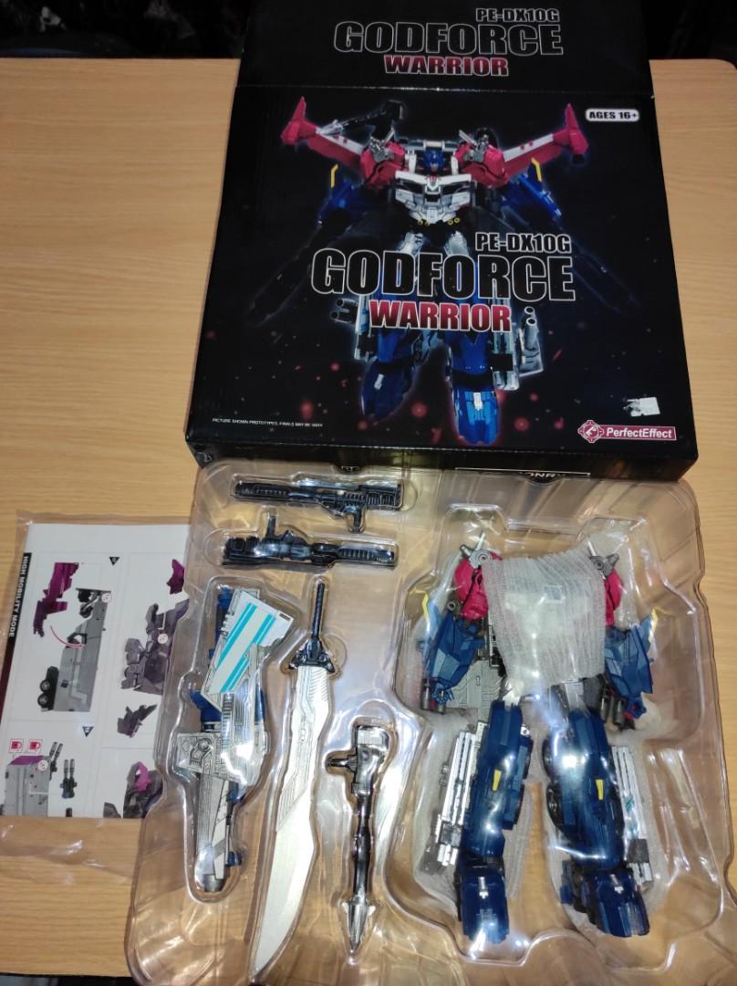 Transformers Perfect Effect PE DX10G GODFORCE warrior AKA Godginrai Super powermaster optimus ...