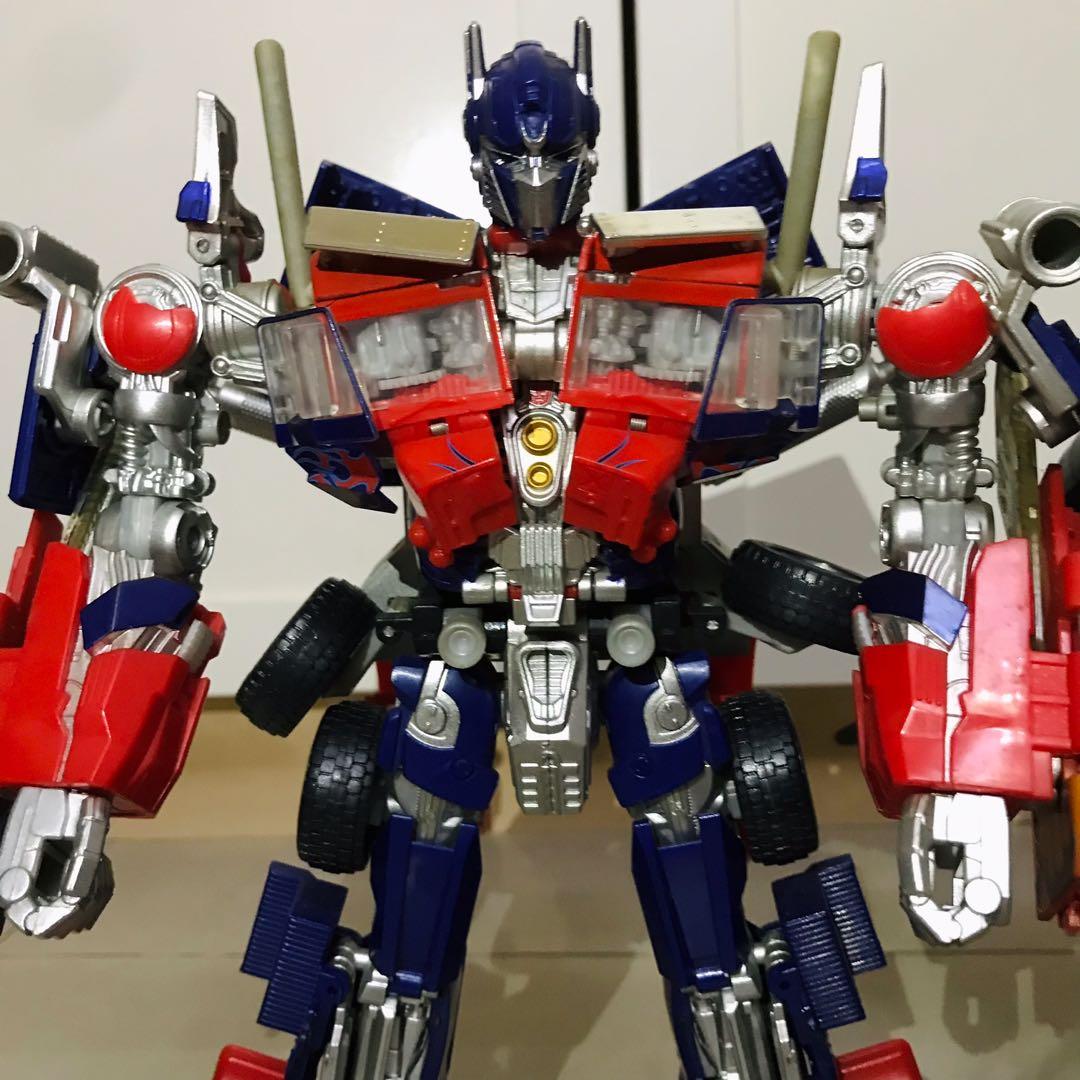 Transformers: Revengers of the Fallen - Optimus Prime & Jetfire Transformable Action Figures ...