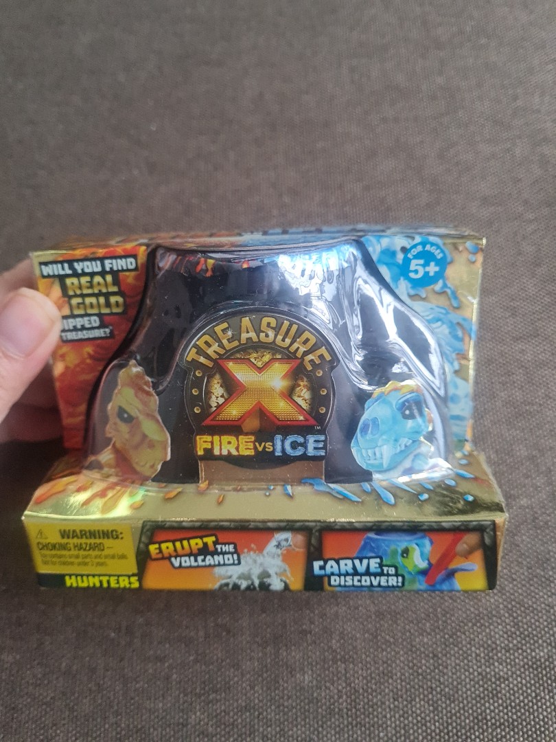 TREASURE X FIRE VS ICE: ERUPT THE VOLCANO! CARVE TO DISCOVER! - 10 ...