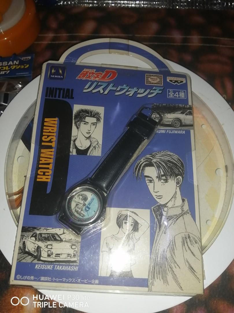 Very Rare Initial D Wrist Watch, Hobbies & Toys, Toys & Games on Carousell