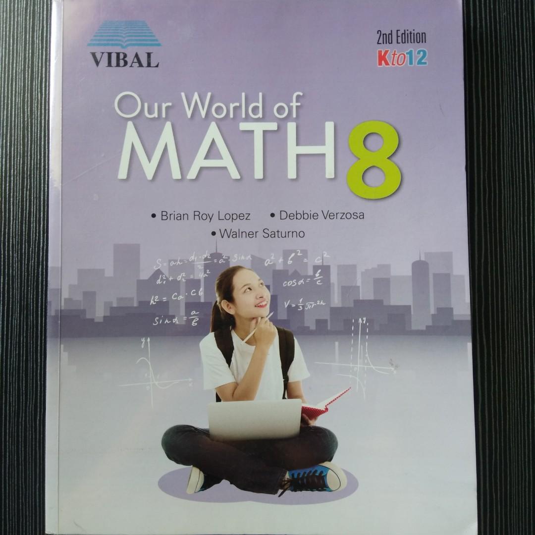 Vibal Our World of Math 8, Hobbies & Toys, Books & Magazines, Textbooks ...