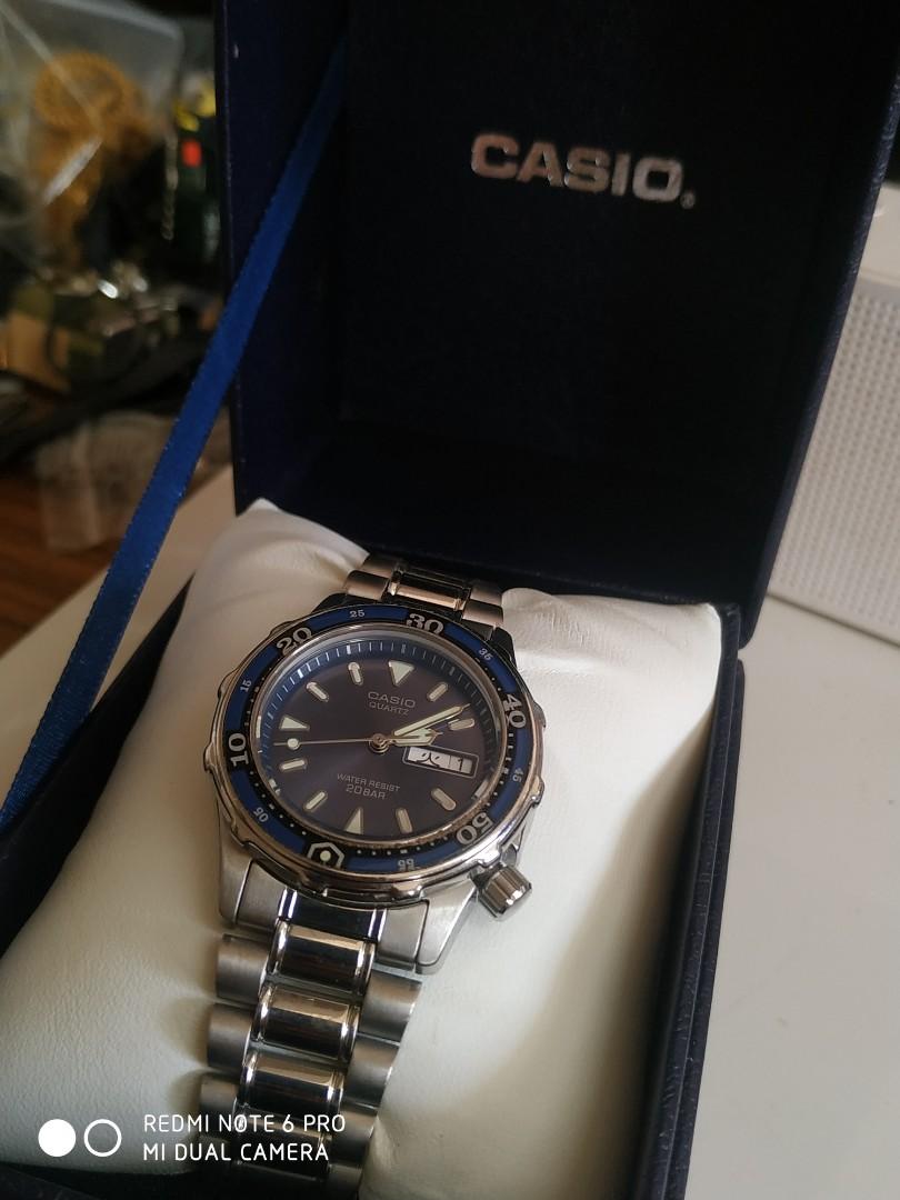 Vintage Casio diver watch NOS, Men's Fashion, Watches & Accessories ...
