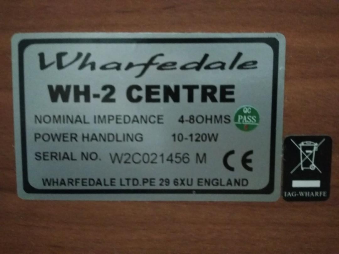 Wharfedale WH2 center speaker , Audio, Soundbars, Speakers & Amplifiers ...