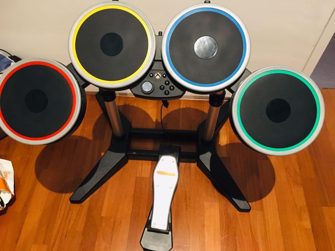Xbox One Rock band 4 wireless drum set, Hobbies & Toys, Music & Media ...