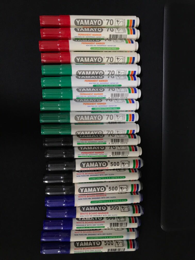 YAMAYO Markers, Hobbies & Toys, Stationery & Craft, Stationery & School ...