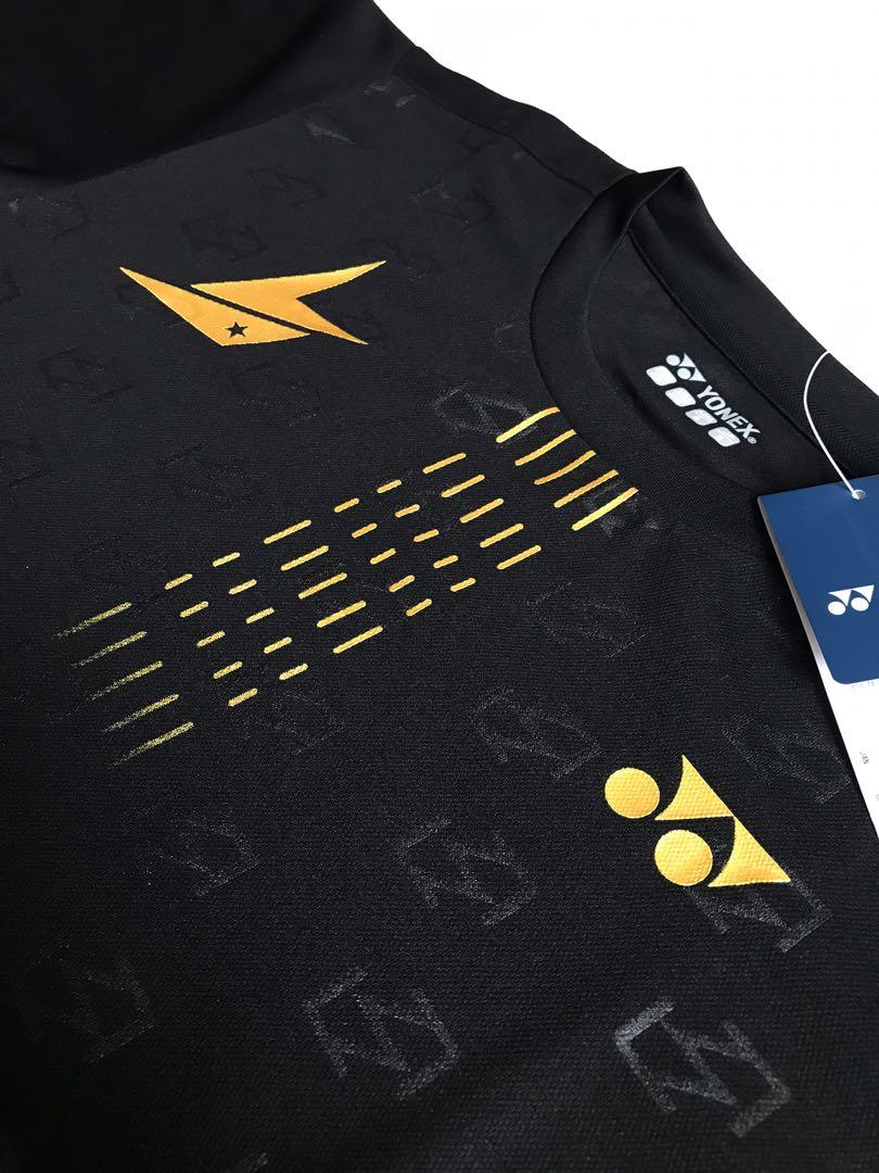 Yonex LIN DAN Shirt Black (Authentic from Sunrise), Men's Fashion ...