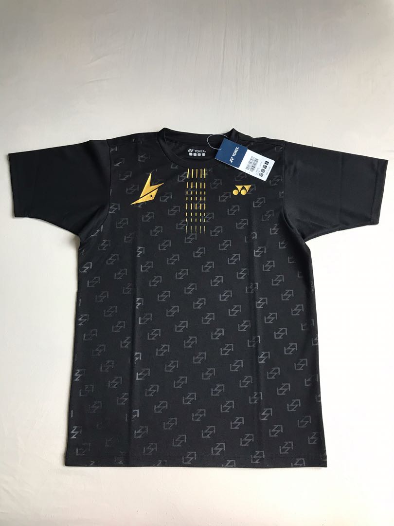 Yonex LIN DAN Shirt Black (Authentic from Sunrise), Men's Fashion ...