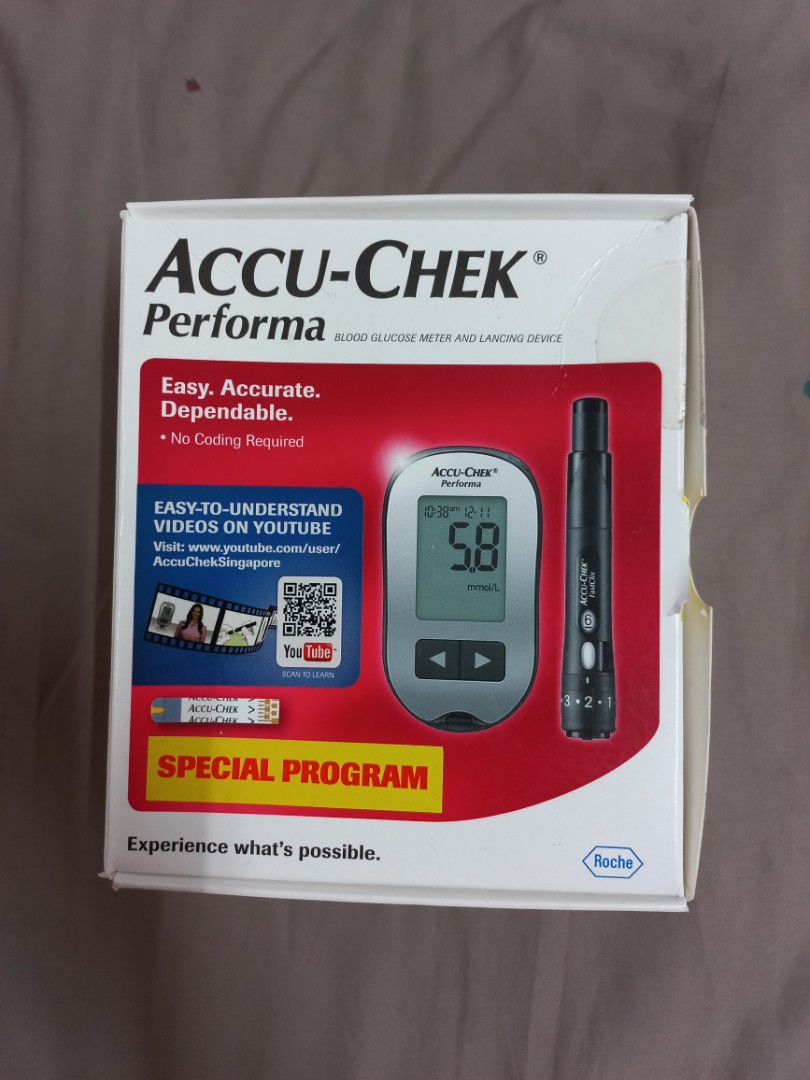 Accu-chek performa, Health & Nutrition, Health Monitors & Weighing ...