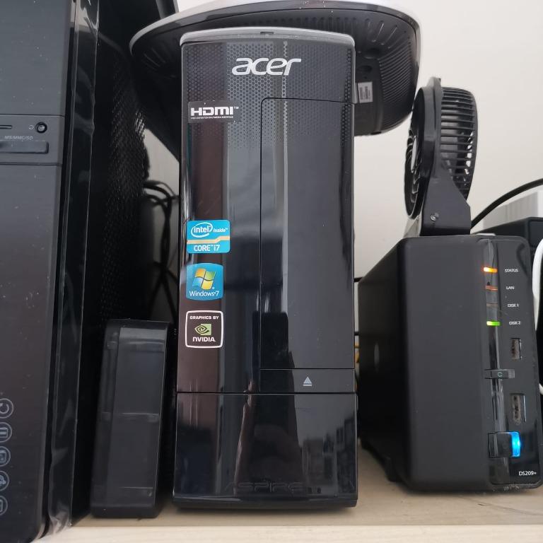 Acer SFF PC i7-3770T (rare proc) with ESX preinstalled 32GB ram 960 SSD ...