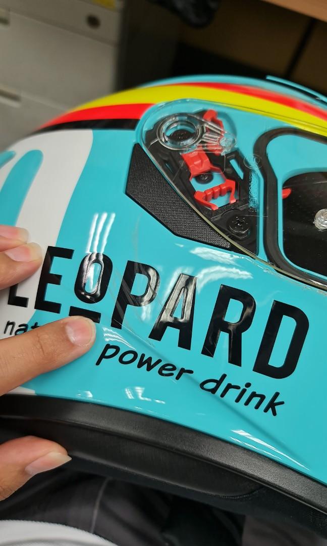 AGV leopard s size, Motorcycles, Motorcycle Accessories on Carousell