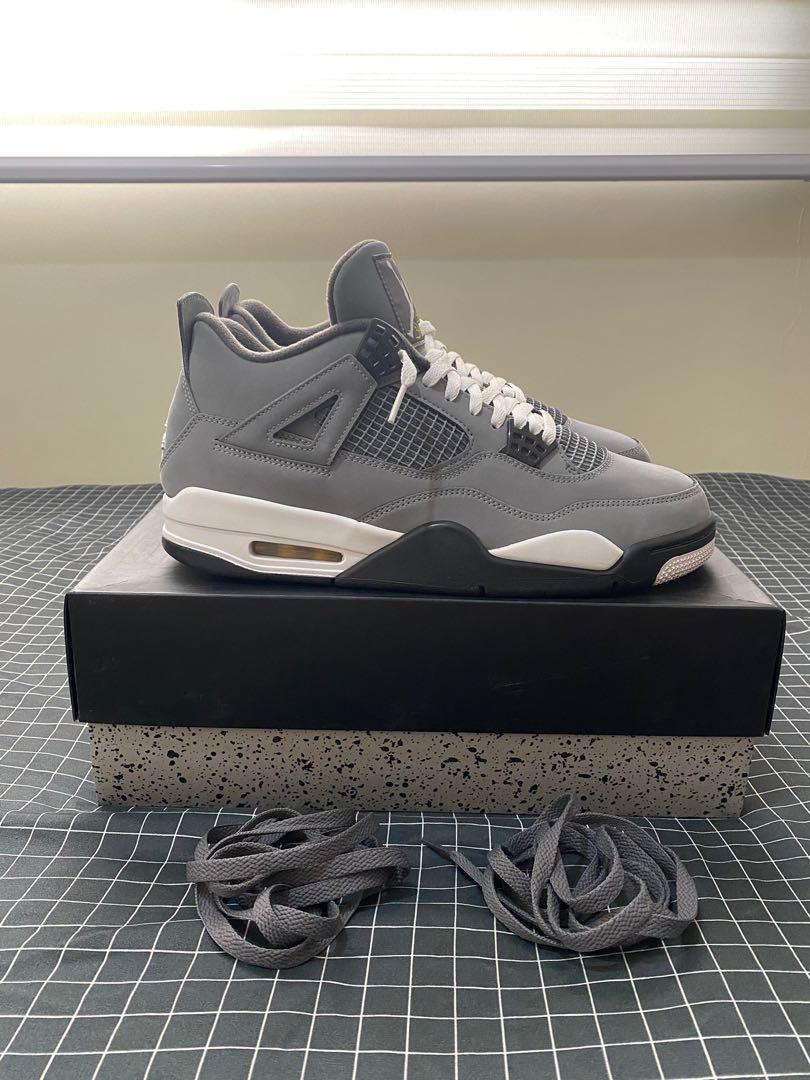Air Jordan 4 Retro Cool Grey, Men's Fashion, Footwear, Sneakers on ...