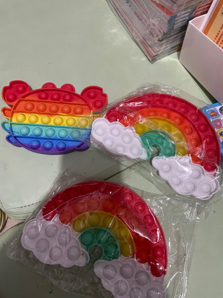 Among Us Push Pops Bubble Sensory Toy Autism Needs Squishy, 興趣及遊戲, 手作 ...