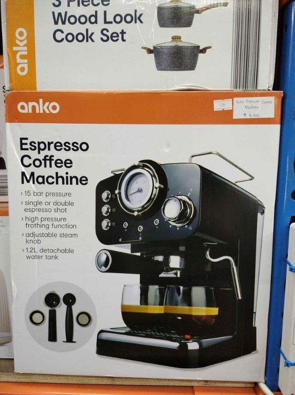 Anko Espresso Coffee Machine, TV & Home Appliances, Kitchen Appliances ...