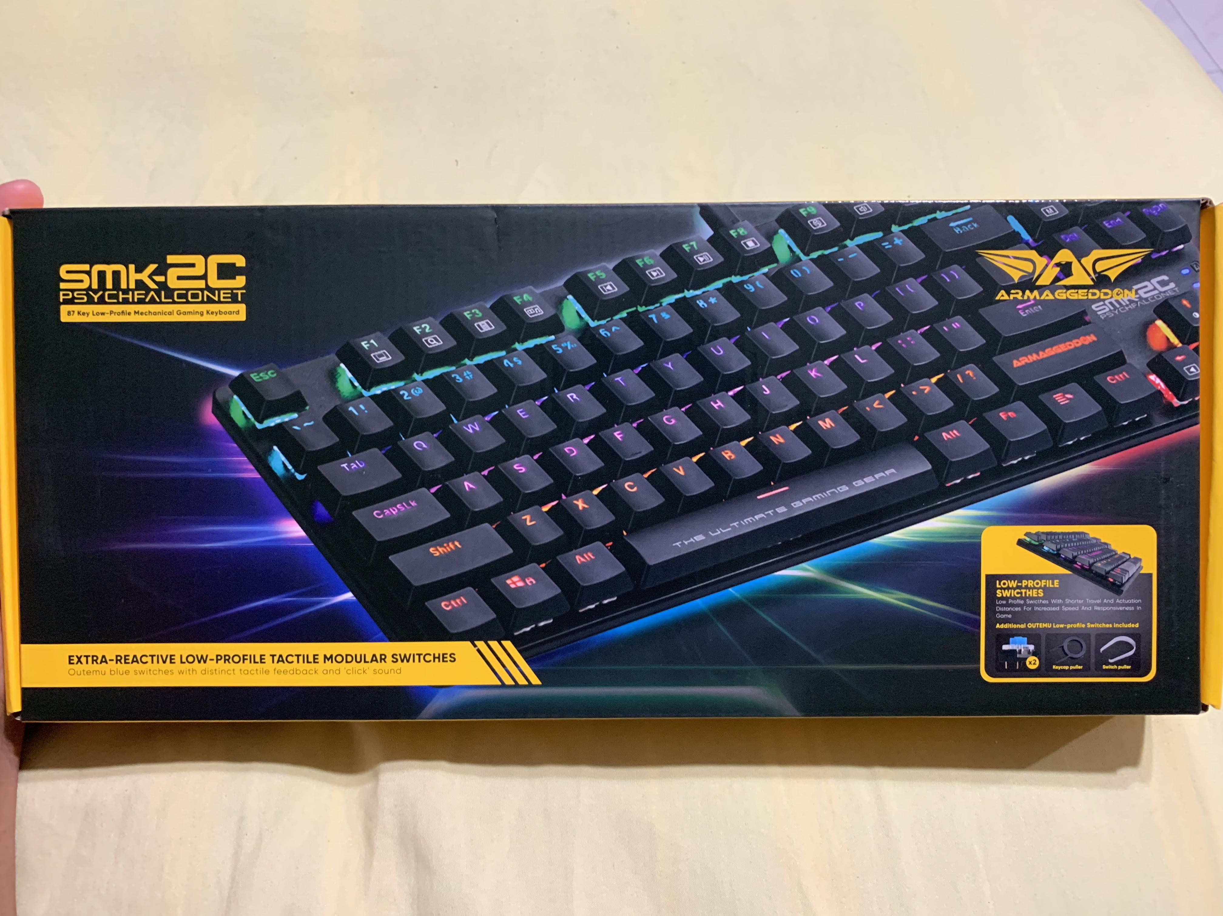 ARMAGGEDDON SMK-2C psychfalconet (blue switch), Computers & Tech, Parts ...