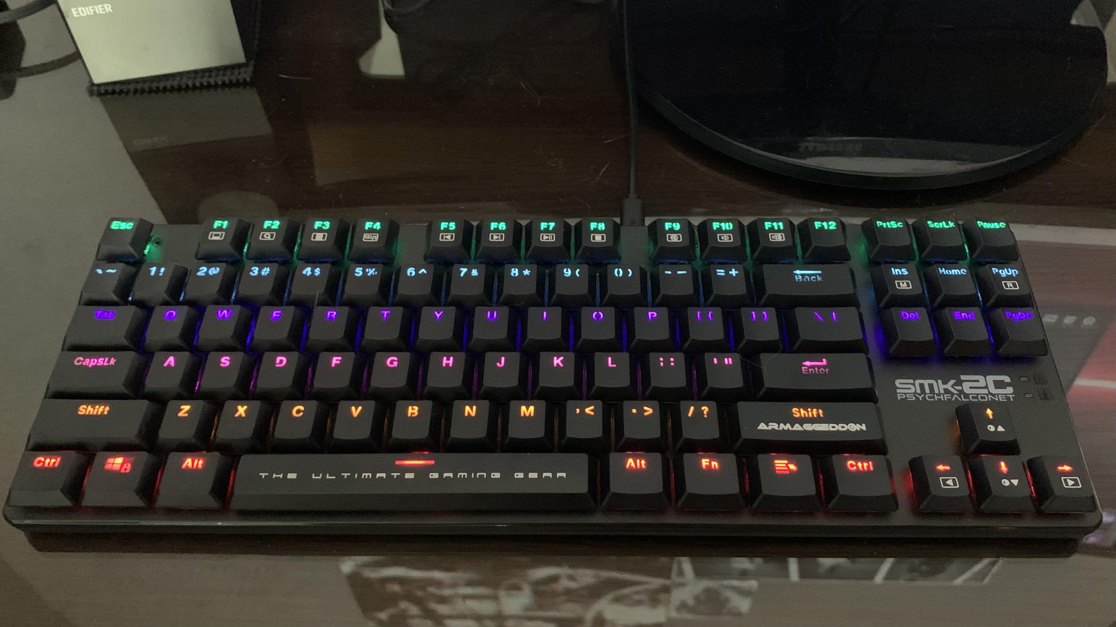 ARMAGGEDDON SMK-2C psychfalconet (blue switch), Computers & Tech, Parts ...