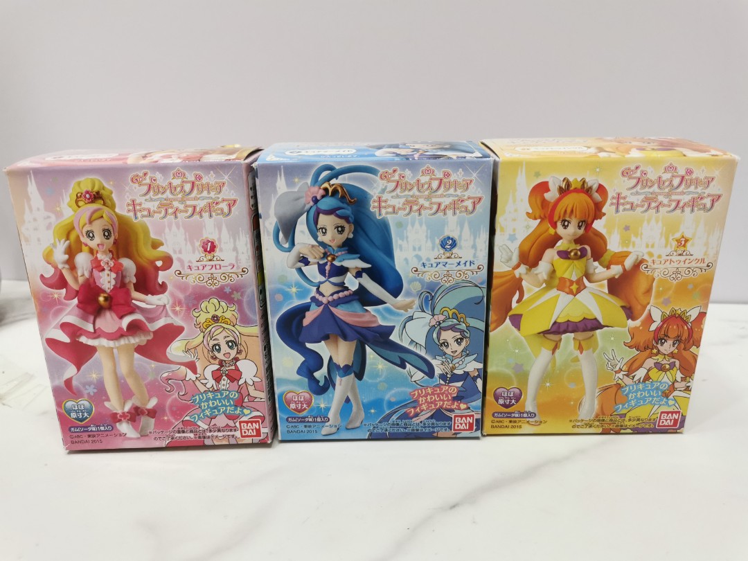 Bandai 光之美少女 公主 Go Princess Precure 盒玩公仔 春野遙 海藤南 天之川綺羅 3款一套 Figure jp12, 興趣及遊戲, 玩具 & 遊戲類 - Carousell
