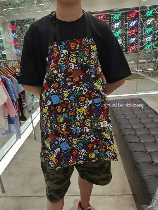 BAPE BABY MILO SAFARI APRON (BMS), Furniture & Home Living, Home Decor ...