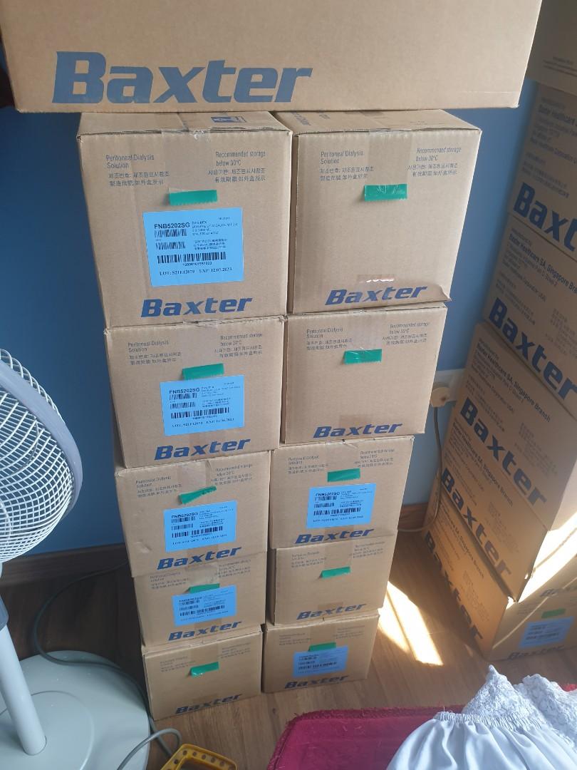 Baxter pd dialysis solution, Health & Nutrition, Medical Supplies ...
