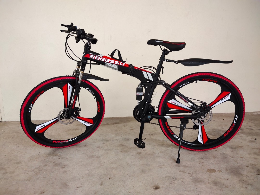 Begasso foldable mountain bike, Sports Equipment, Bicycles & Parts ...