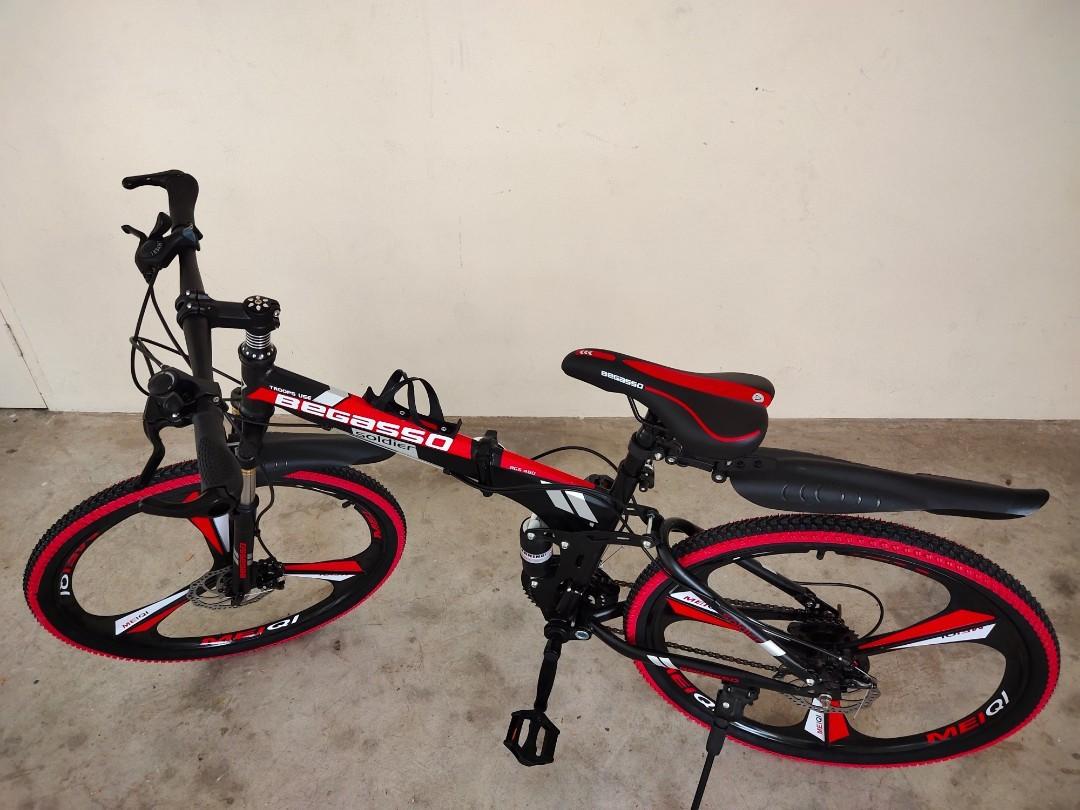 Begasso foldable mountain bike, Sports Equipment, Bicycles & Parts ...