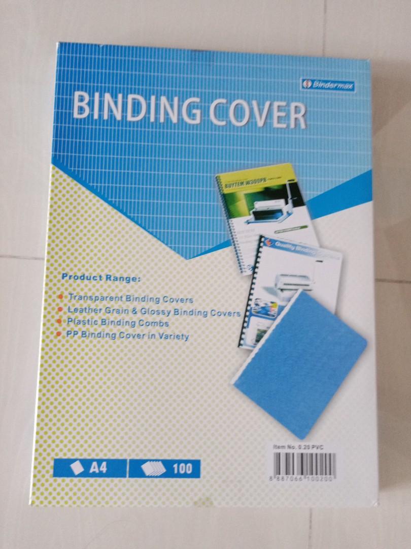 Bindermax A4 size Transparent Binding Covers, Hobbies & Toys ...