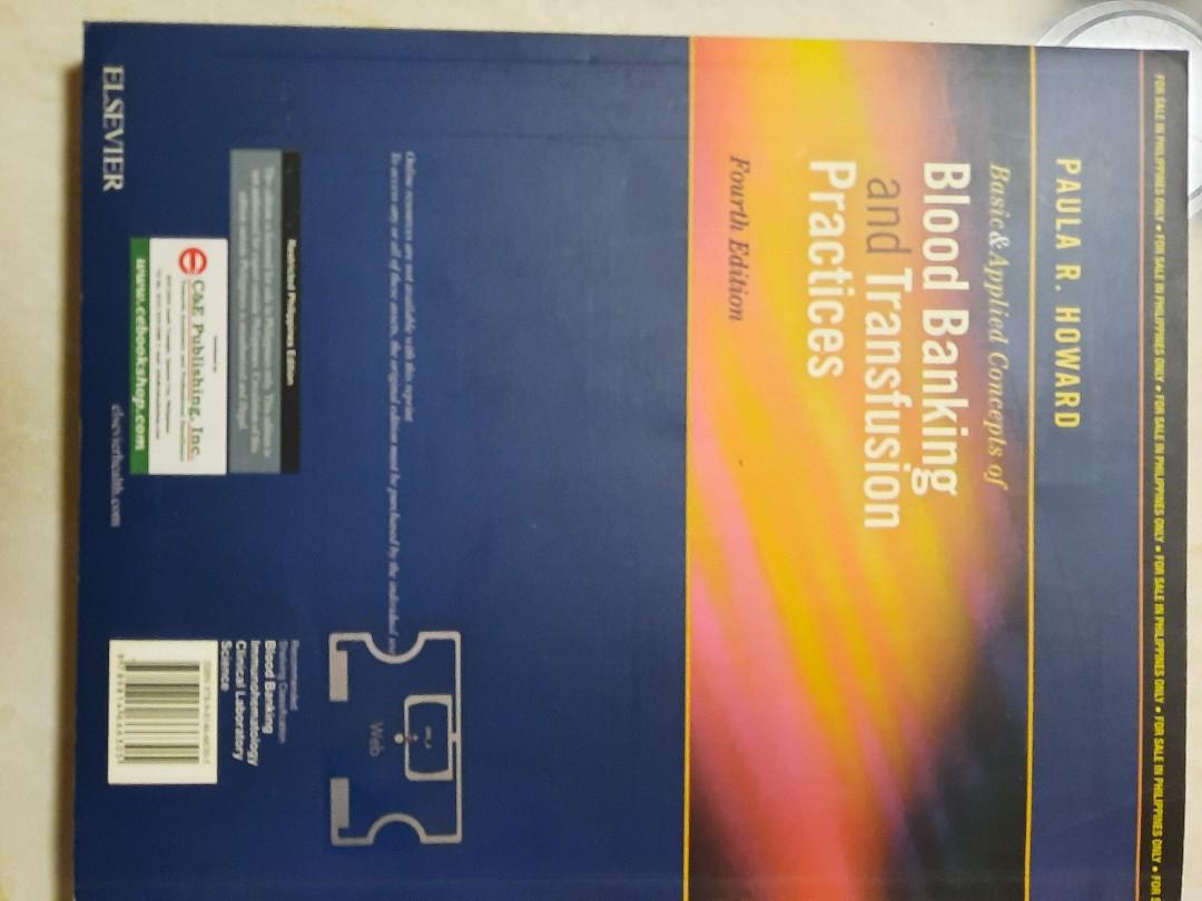 Blood Banking and Transfusion Practices by Paula Howard, Hobbies & Toys ...