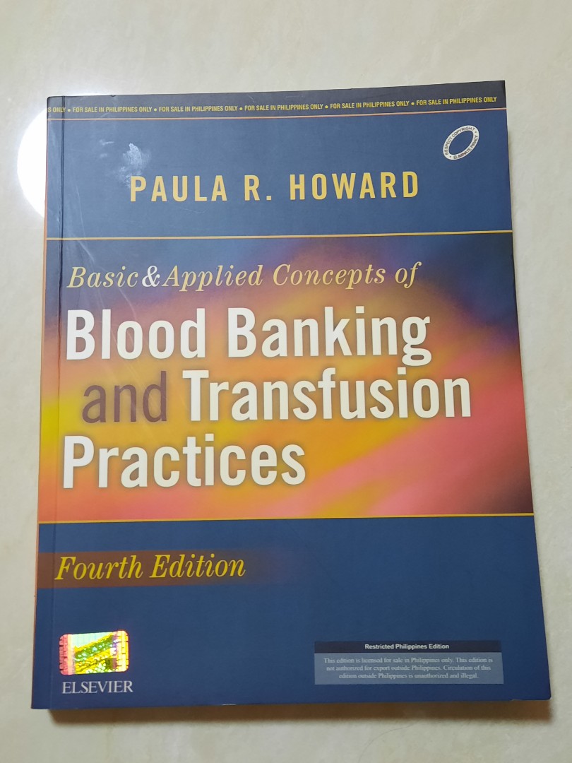 Blood Banking and Transfusion Practices by Paula Howard, Hobbies & Toys ...
