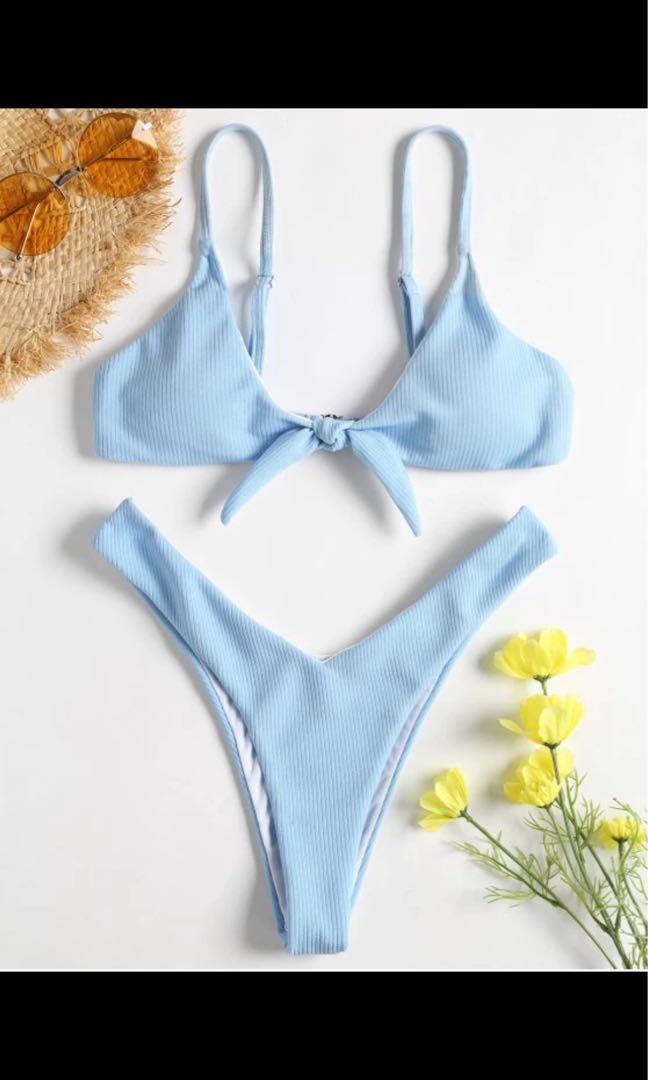 Brand new with tag blue bikini, Women's Fashion, Swimwear, Bikinis ...