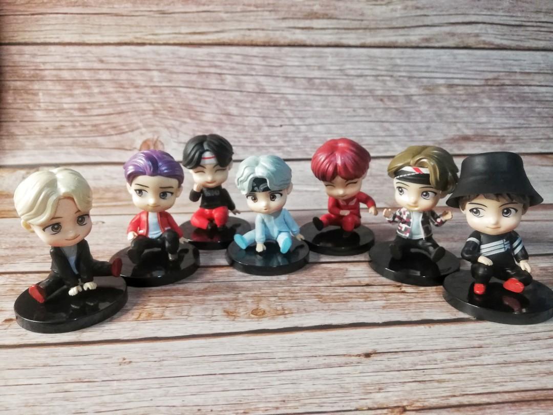 BTS Tiny Tan Mic Drop Figures (Set, Unofficial), Hobbies & Toys, Memorabilia & Collectibles, K ...