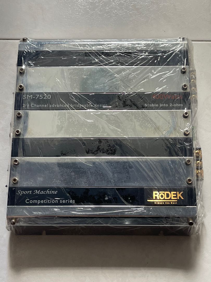 Car Amplifier Rodek SM-7520 400watt, Car Accessories, Electronics ...