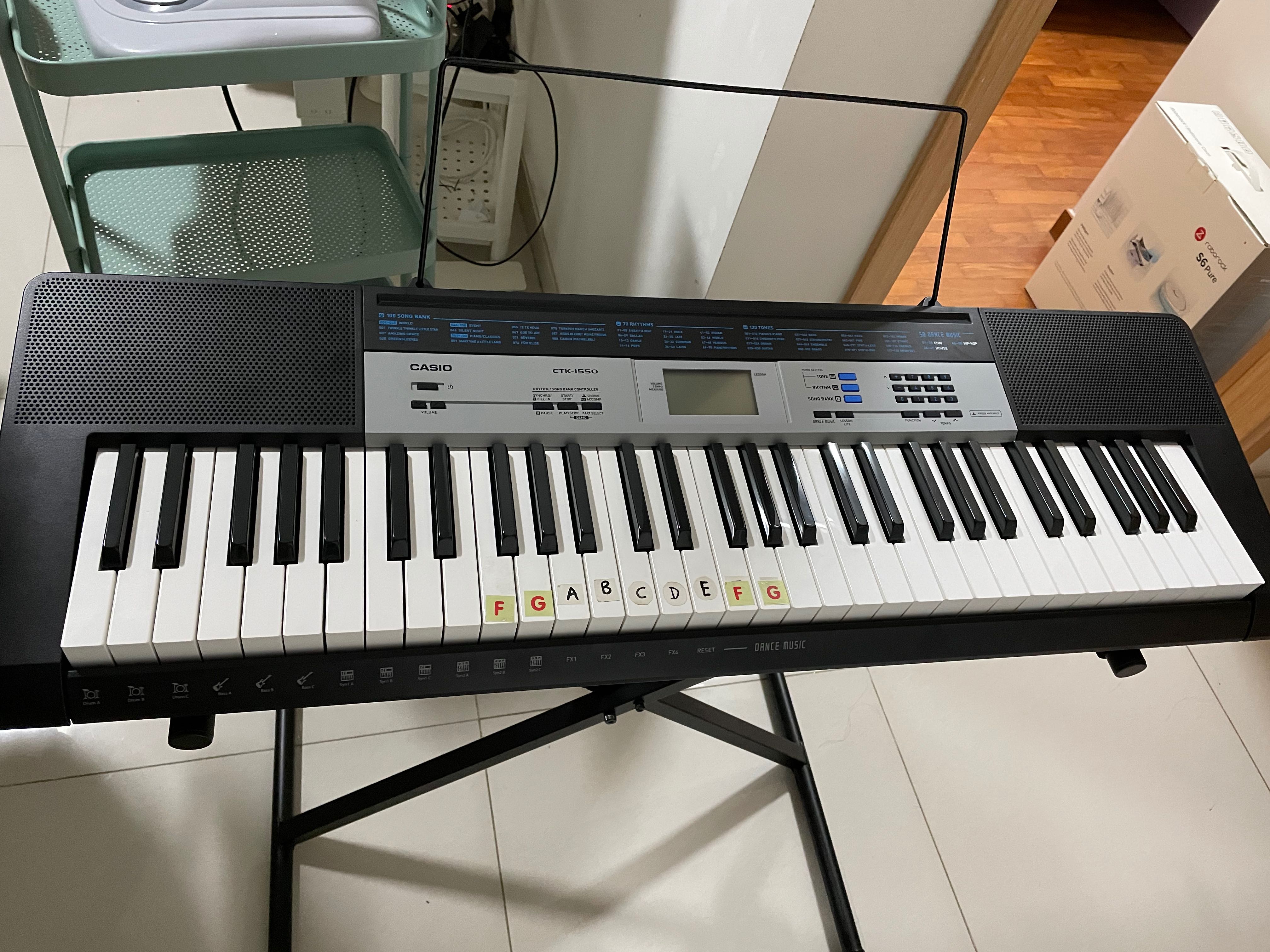 Casio keyboard, Hobbies & Toys, Music & Media, Musical Instruments on ...