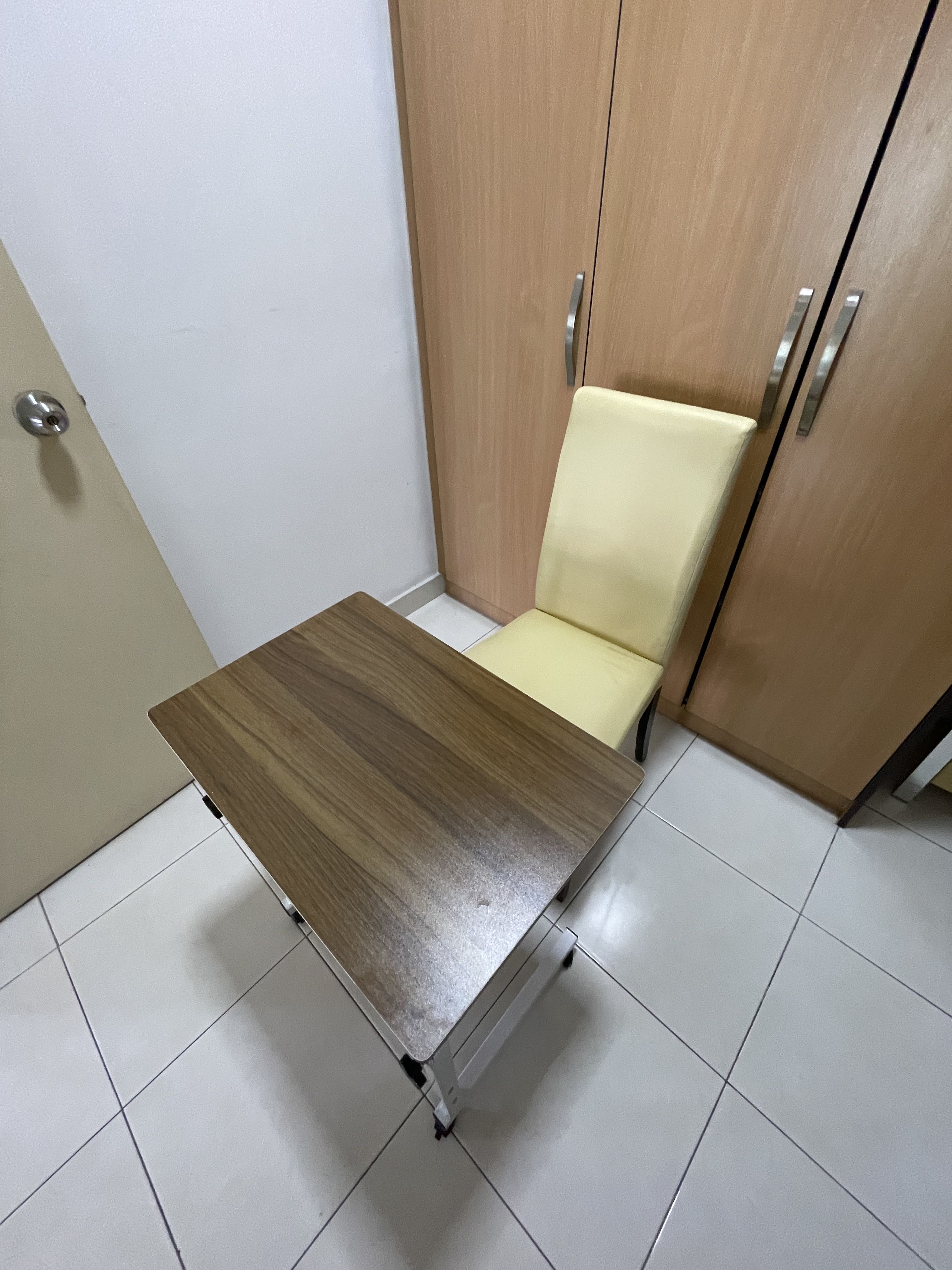 Compact Study table with chair, Furniture & Home Living, Furniture ...