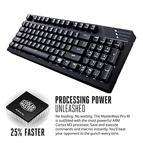 Cooler Master Masterkeys Pro M White LED cherry MX brown mechanical ...