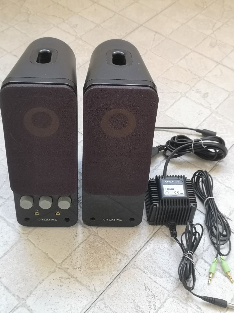 Creative Gigaworks T20 II stereo speakers, Audio, Soundbars, Speakers ...