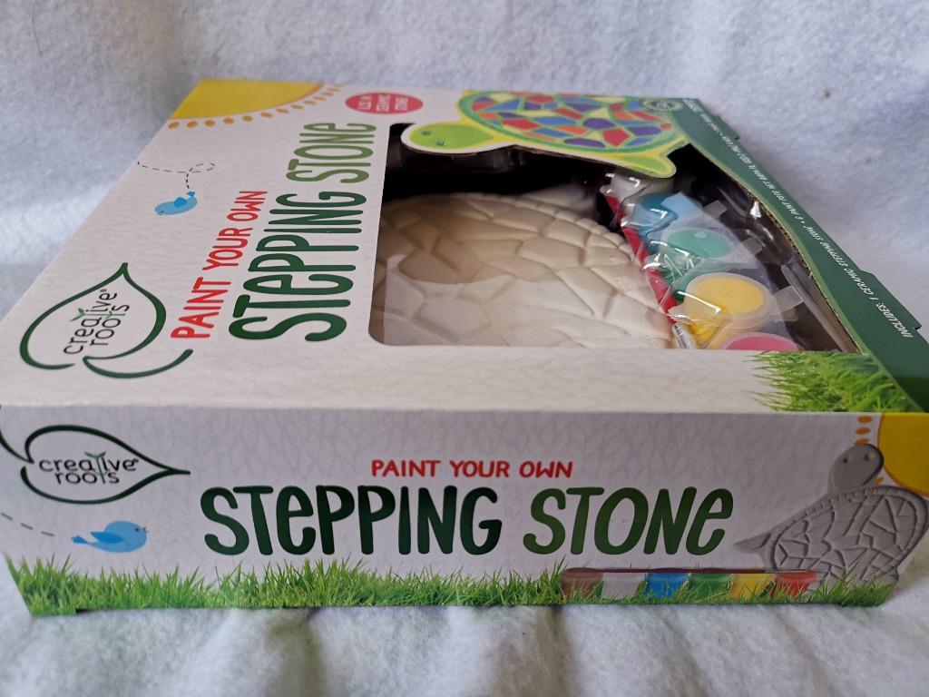 Creative Roots Paint Your Own Stepping Stone (Turtle), Hobbies & Toys ...