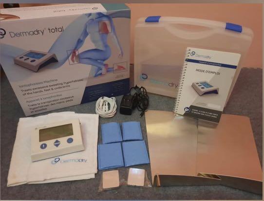 Dermadry Total (Complete: Hands, Feet, Underarms) Iontophoresis Machine ...