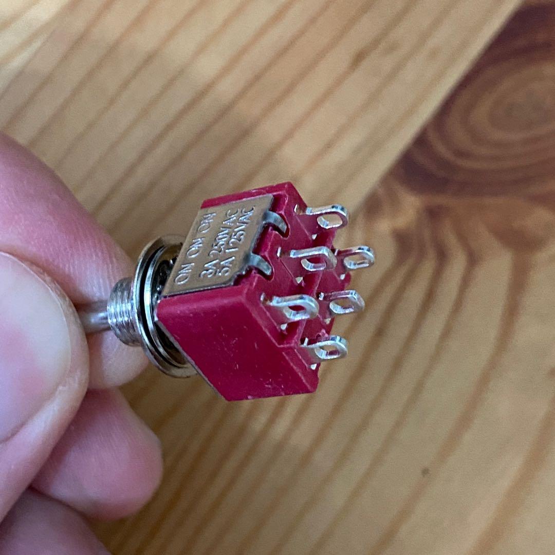 DP3T 3-way 6-pin on/on/on toggle switch, Hobbies & Toys, Music & Media ...