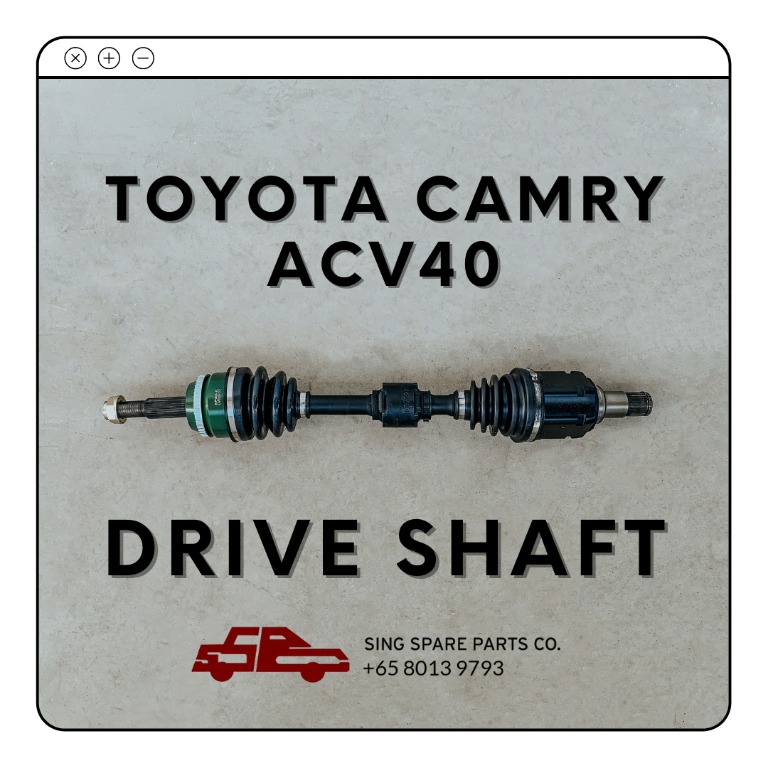 Drive Shaft Toyota Camry ACV40 Driveshaft CV Joint (Constant Velocity ...