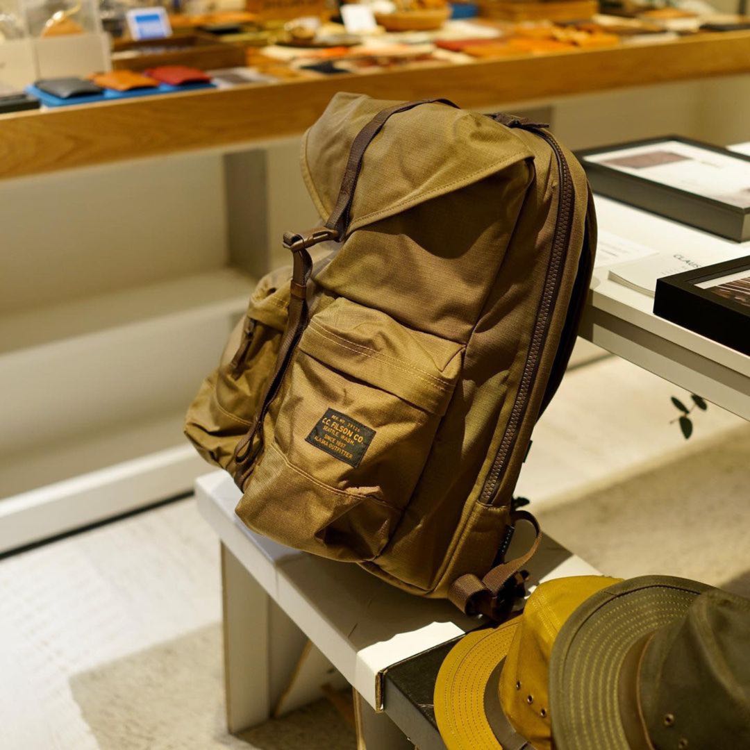 Filson Ripstop Nylon Backpack - Field Tan, 男裝, 袋, 腰袋、手提袋、小袋 on Carousell