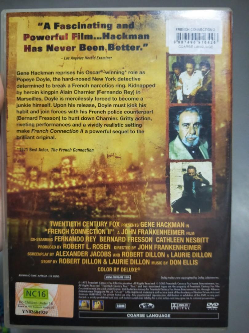 French Connection II DVD, Hobbies & Toys, Music & Media, CDs & DVDs on ...