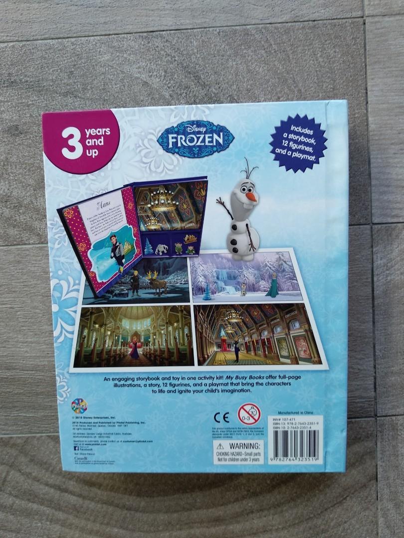 FROZEN Storybook with Figurines & Playmat, Hobbies & Toys, Books ...
