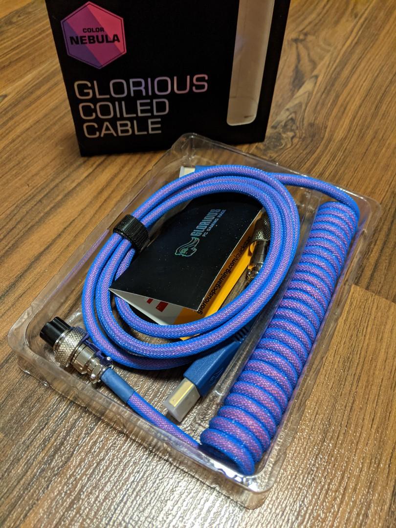 Glorious GPBT Keycap + Coiled Cable (Nebula set), Computers & Tech ...