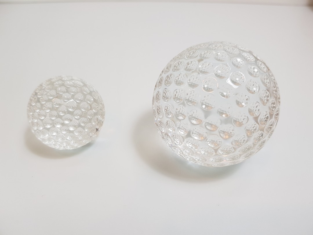 Golf ball - Glass Paperweight, Everything Else on Carousell