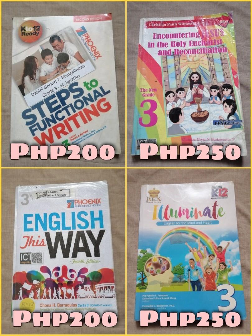 GRADE 3 BOOKS (Bagong Lakbay, Pinagyamang Pluma, Illuminate ...