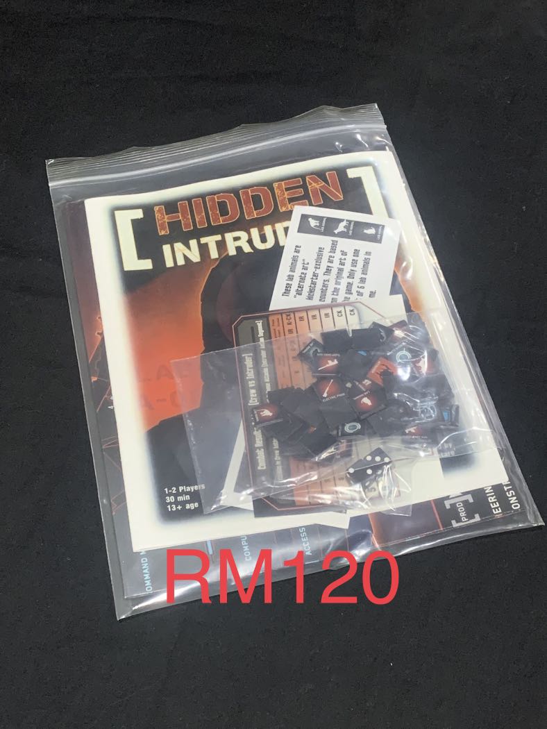Hidden Intruder board game, Hobbies & Toys, Toys & Games on Carousell