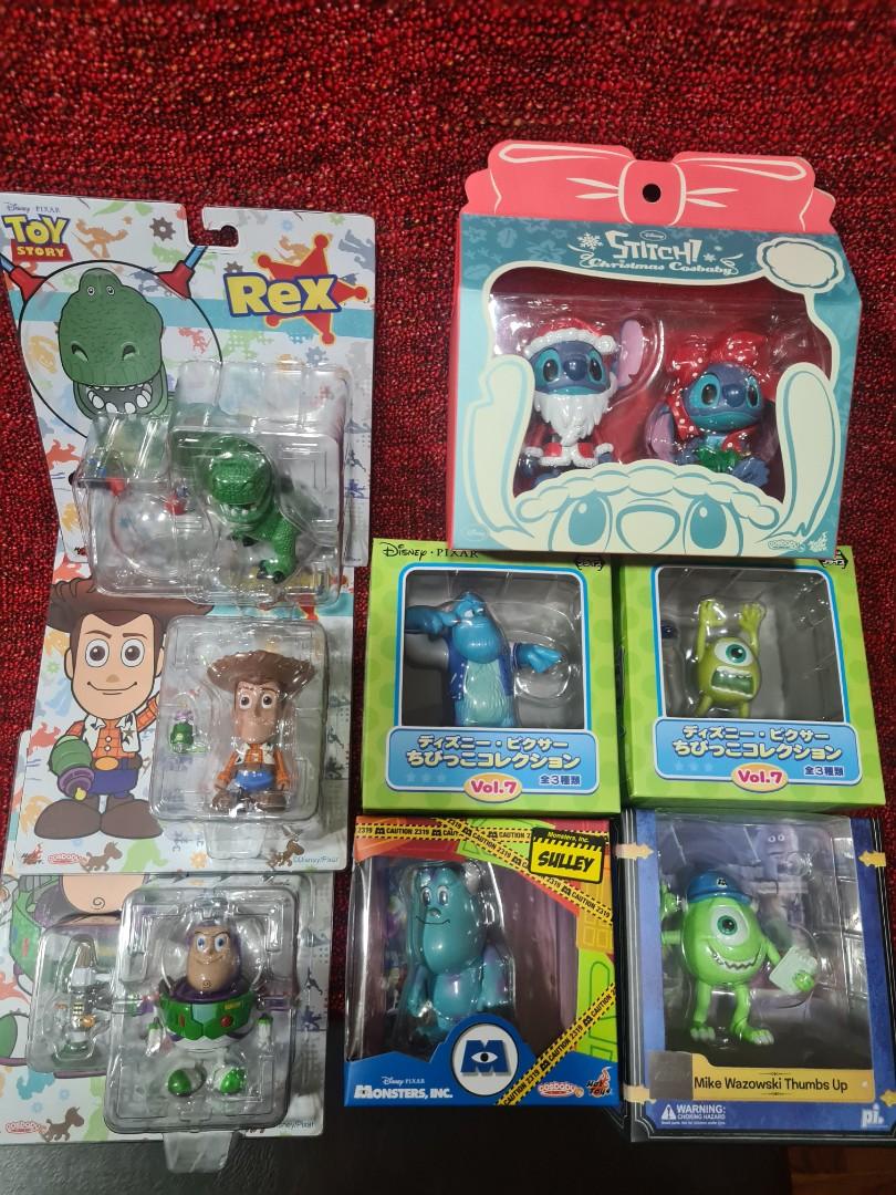 Hot Toys Cosbaby Stitch Toy Story Monsters Inc Woody Buzz Rex Mike ...