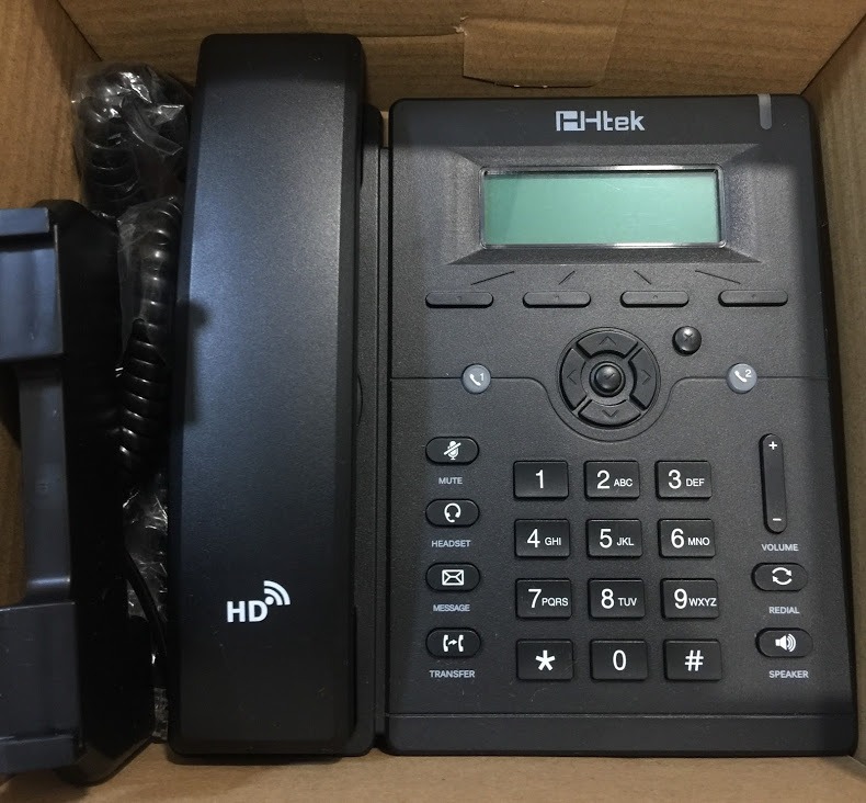 H-Tek UC902P IP Phone with POE & Power Supply - Free Setup & Delivery ...