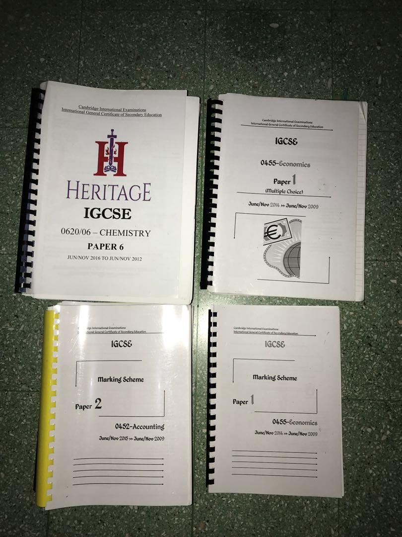 IGCSE Past Year Papers, Hobbies & Toys, Books & Magazines, Textbooks on ...