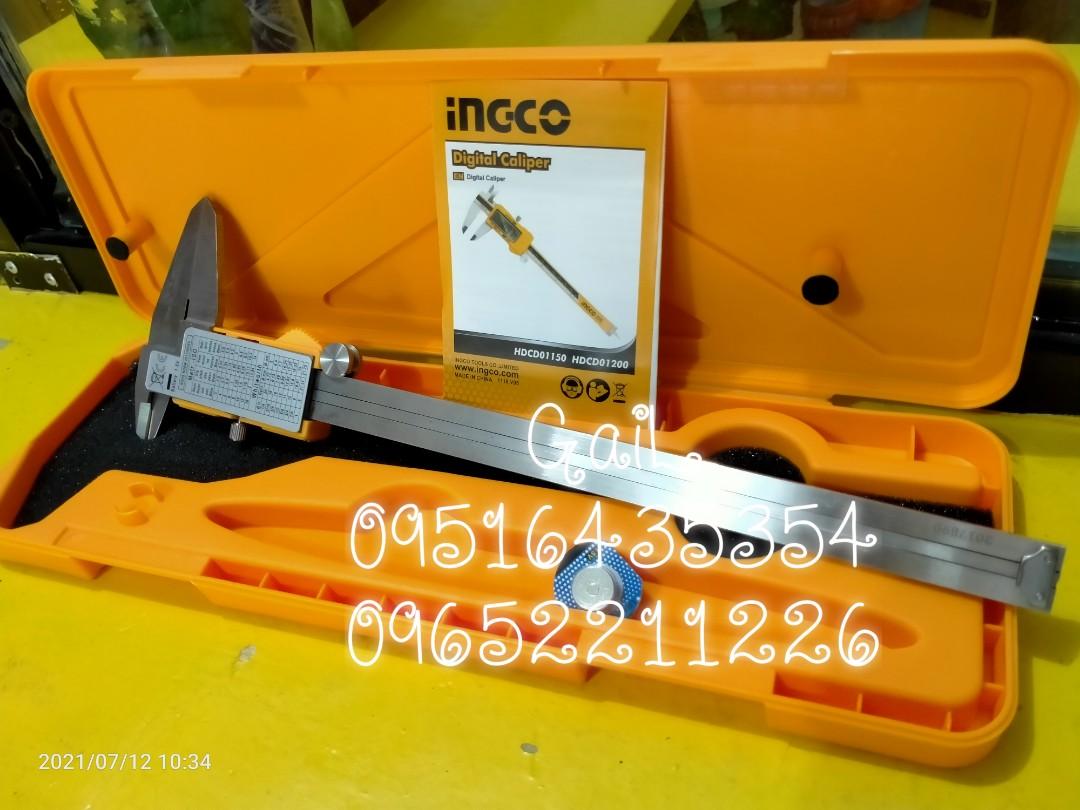 INGCO 200mm Digital Caliper, Commercial & Industrial, Construction ...