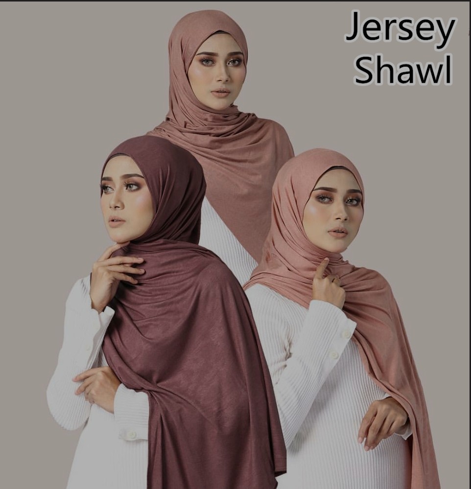Jersey Shawl, Women's Fashion, Muslimah Fashion, Hijabs on Carousell